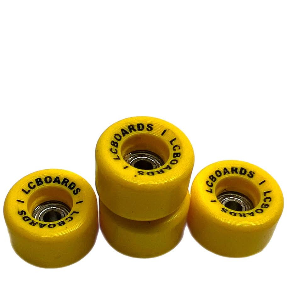 LC BOARDS URETHANE SWIRL BOWL WHEELS BLUE/BLACK/WHITE 2.0