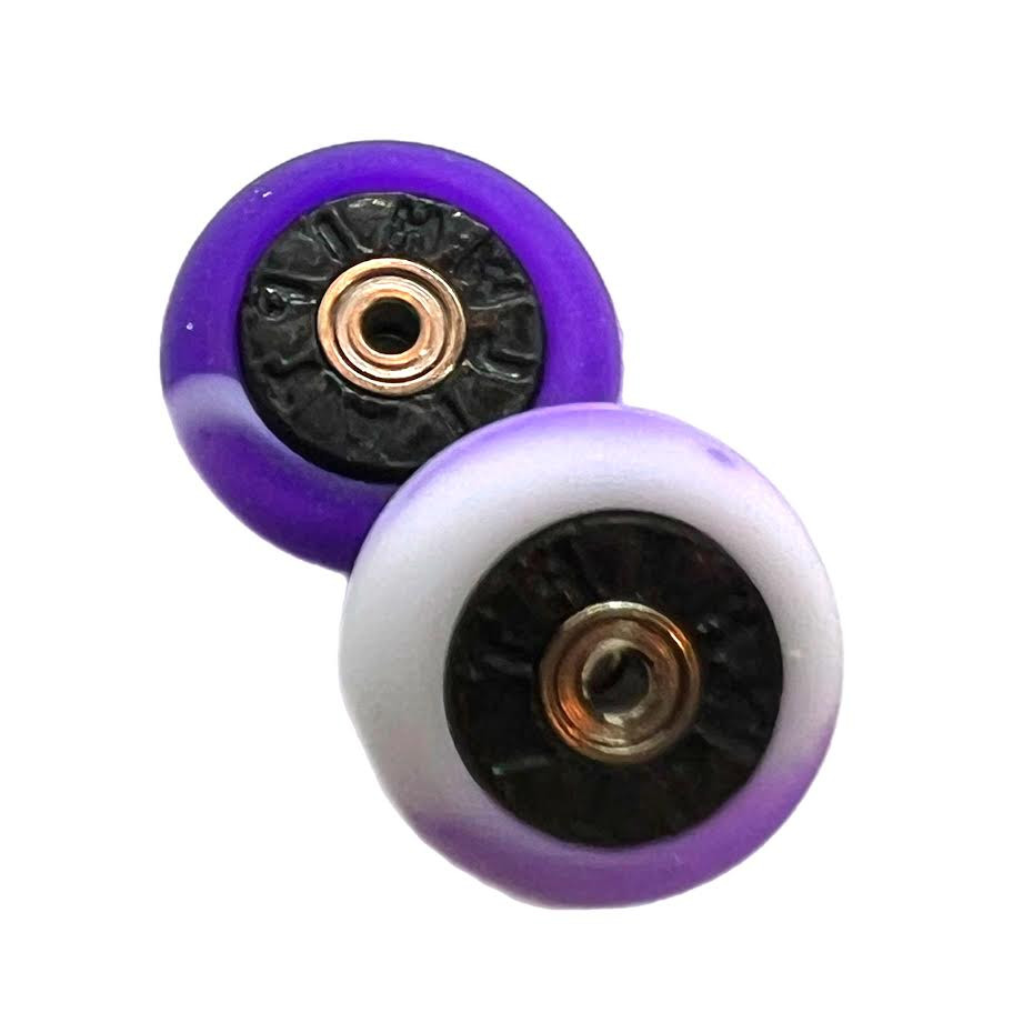 LC BOARDS FINGER SCOOTER BEARING WHEELS / GRIPS BLACKBERRY SWIRL