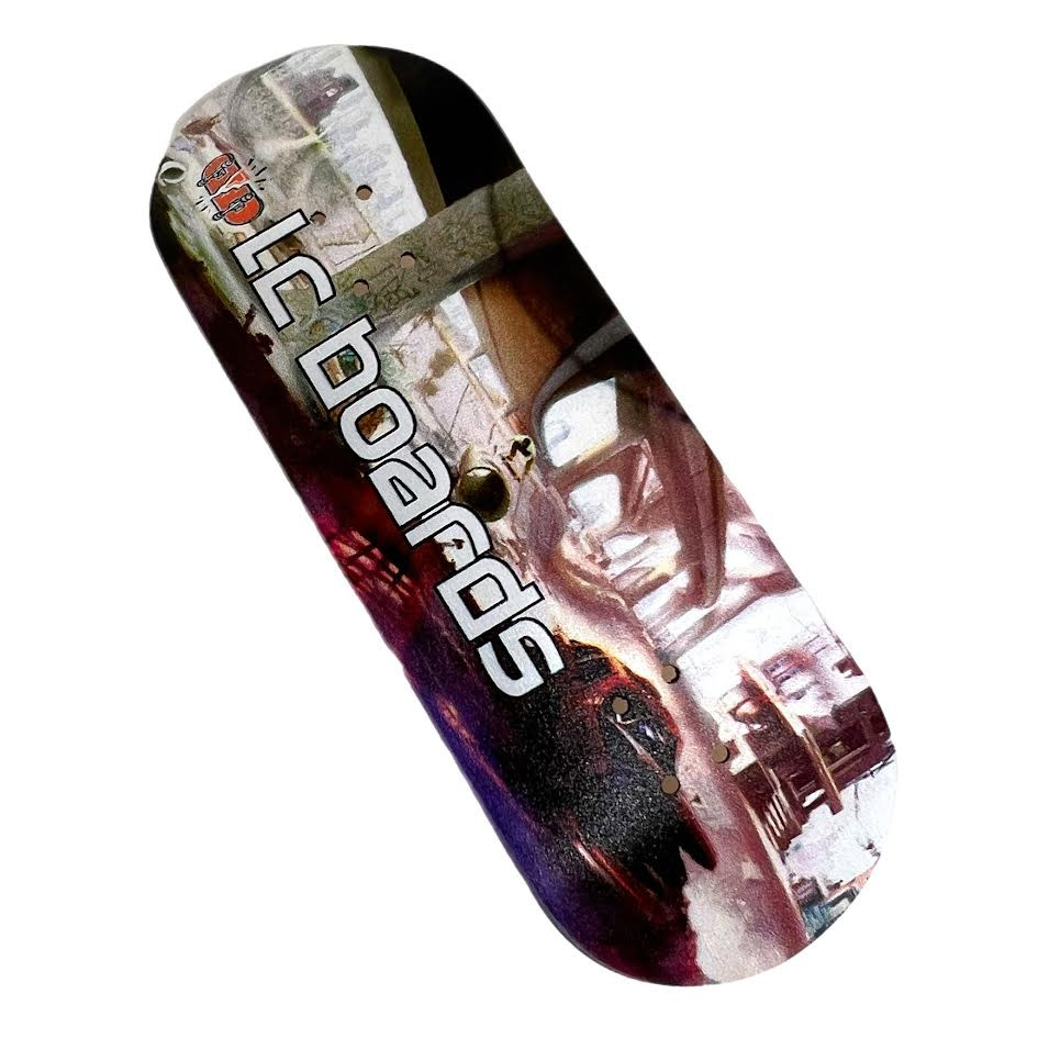 Wooden fingerboard decks with real wear graphics $9.95