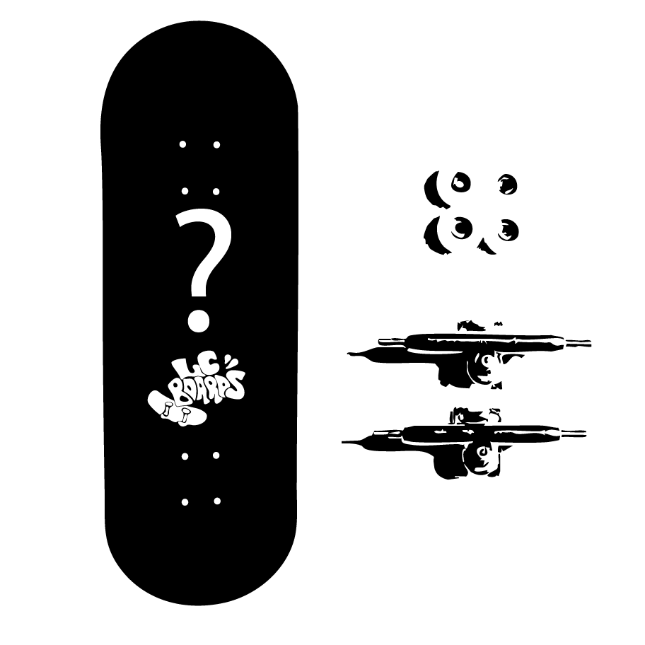 LC BOARDS FINGERBOARD LOT OF 2 COMPLETES 86/WAVE