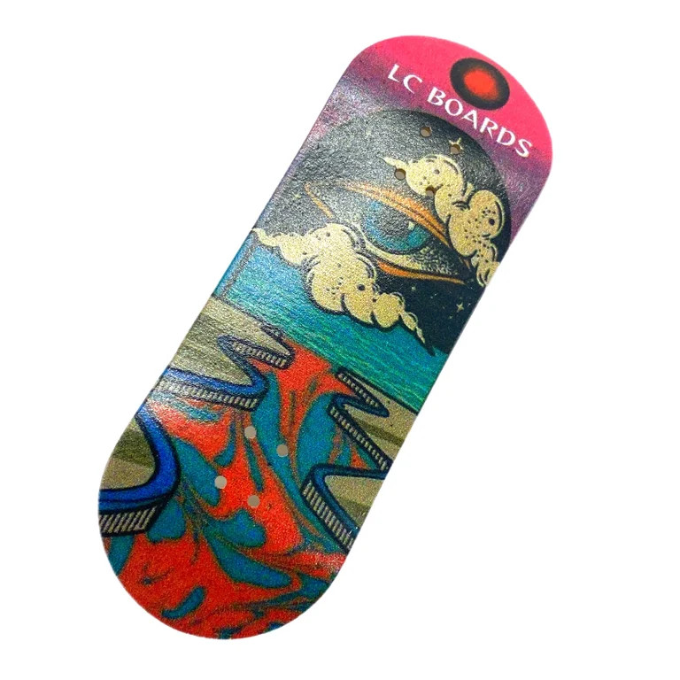 Wooden fingerboard decks with real wear graphics $9.95