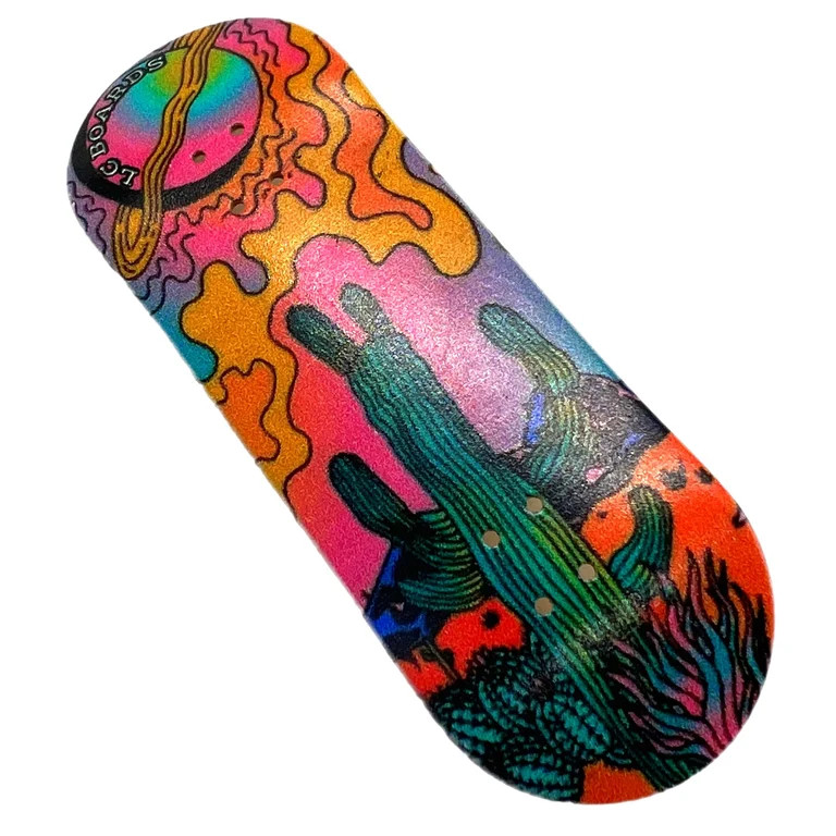 Wooden fingerboard decks with real wear graphics $9.95