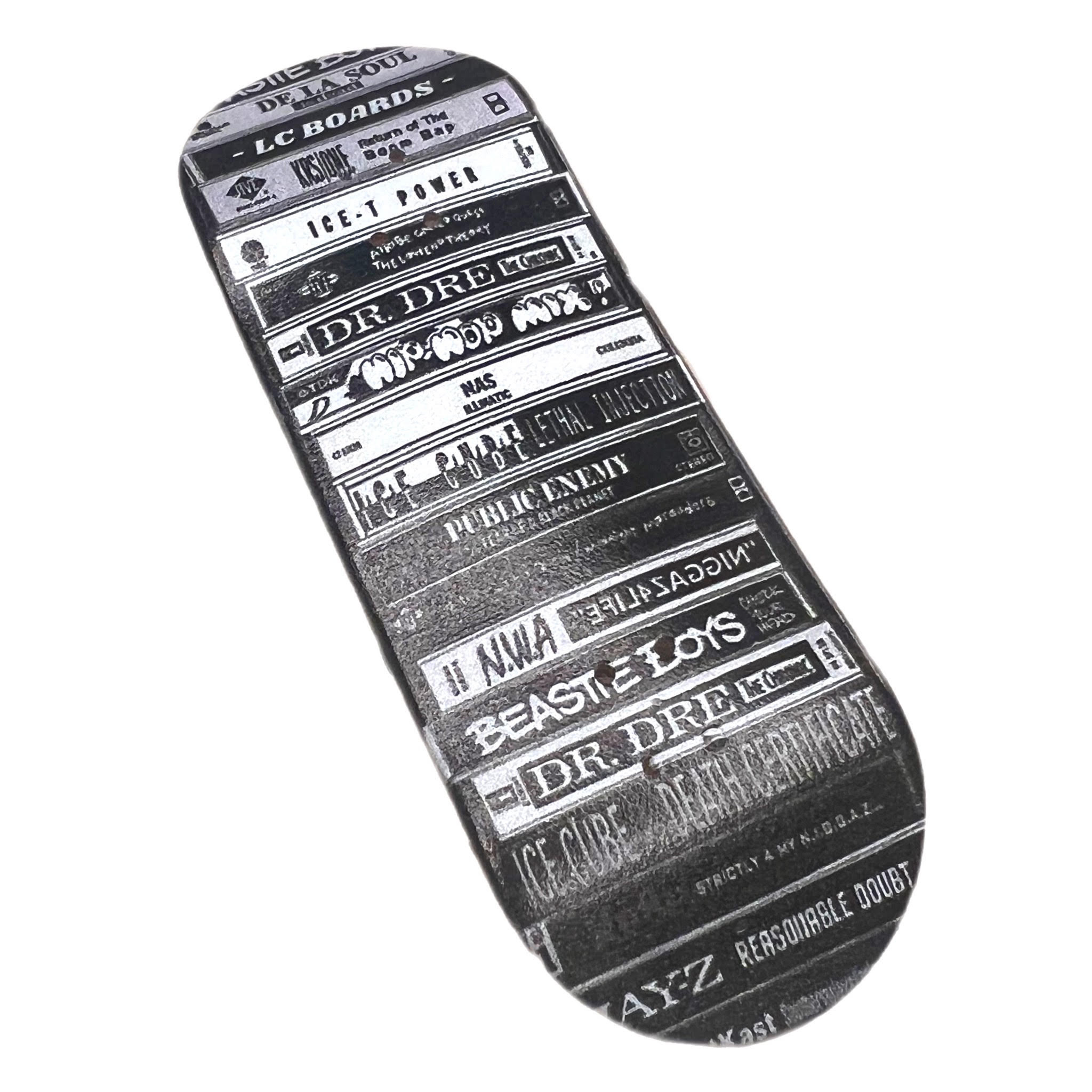 Wooden fingerboard decks with real wear graphics $9.95