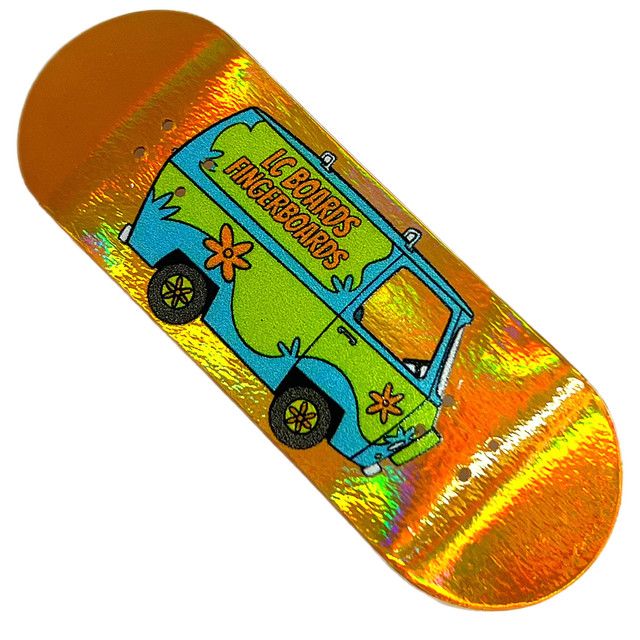 Wooden fingerboard decks with real wear graphics $9.95