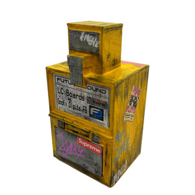 LC BOARDS X FUTURE BOUND PRINTS FINGERBOARD NEWS STAND OBSTACLE 1/8 SCALE