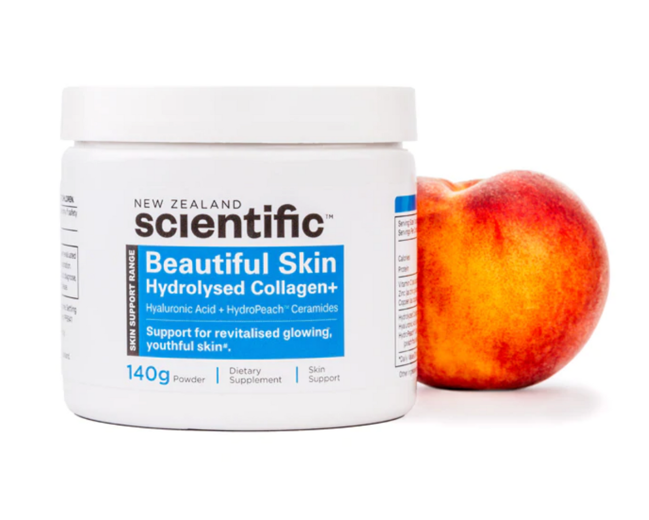 BEAUTIFUL SKIN HYDROLYSED COLLAGEN + HYALURONIC ACID + HYDRO PEACH ...