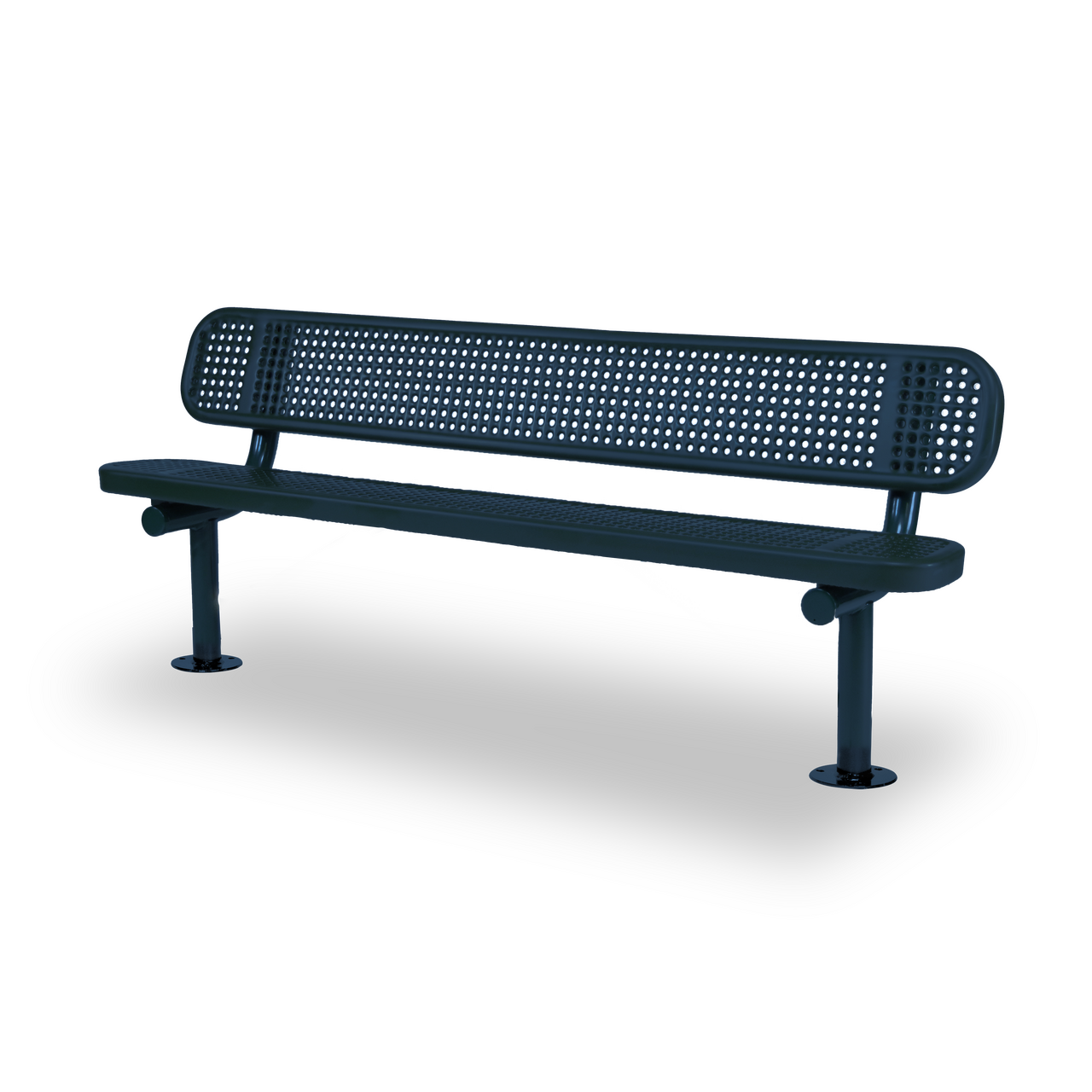 Mounted Signature Perforated Bench