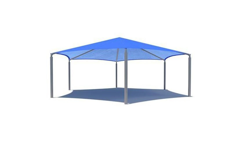 Hexagon Shade Structure in TX & OK | Lea Park & Play