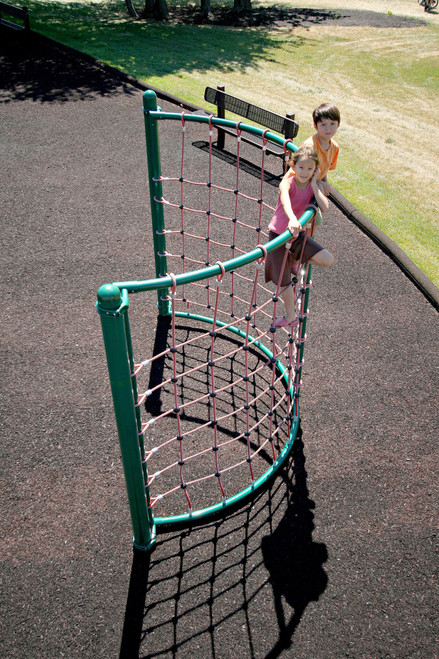 Curved Climbing Wall - Lea Park & Play