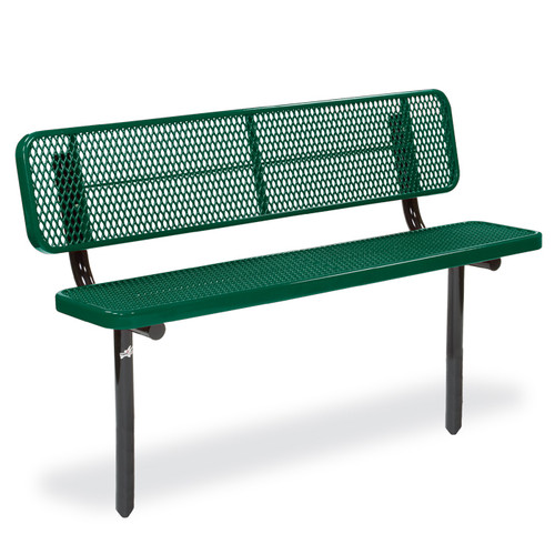 Victory Deep Seat Park Bench w/ Back