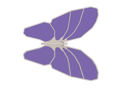 Commercial Butterfly Shade Structure