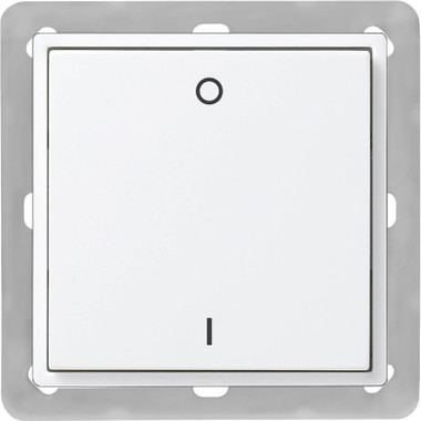 Switch 2-channel light 55x55 pure white brilliant