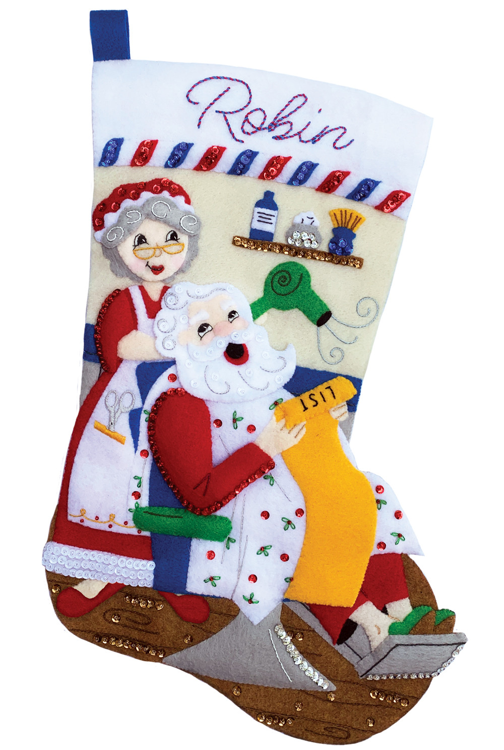 Bucilla felt Christmas stocking kits, Christmas craft kits - Page 6