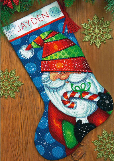 Needlepoint Christmas Stocking Kits Dimensions | MerryStockings