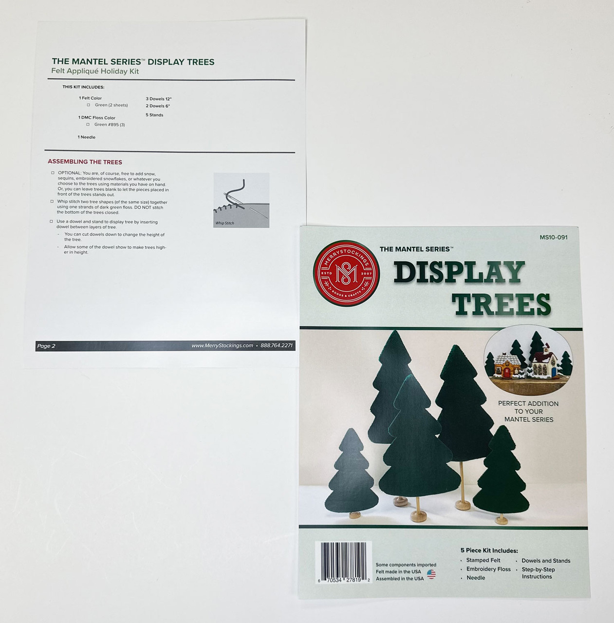 THE MANTEL SERIES™ | MerryStockings Display Trees