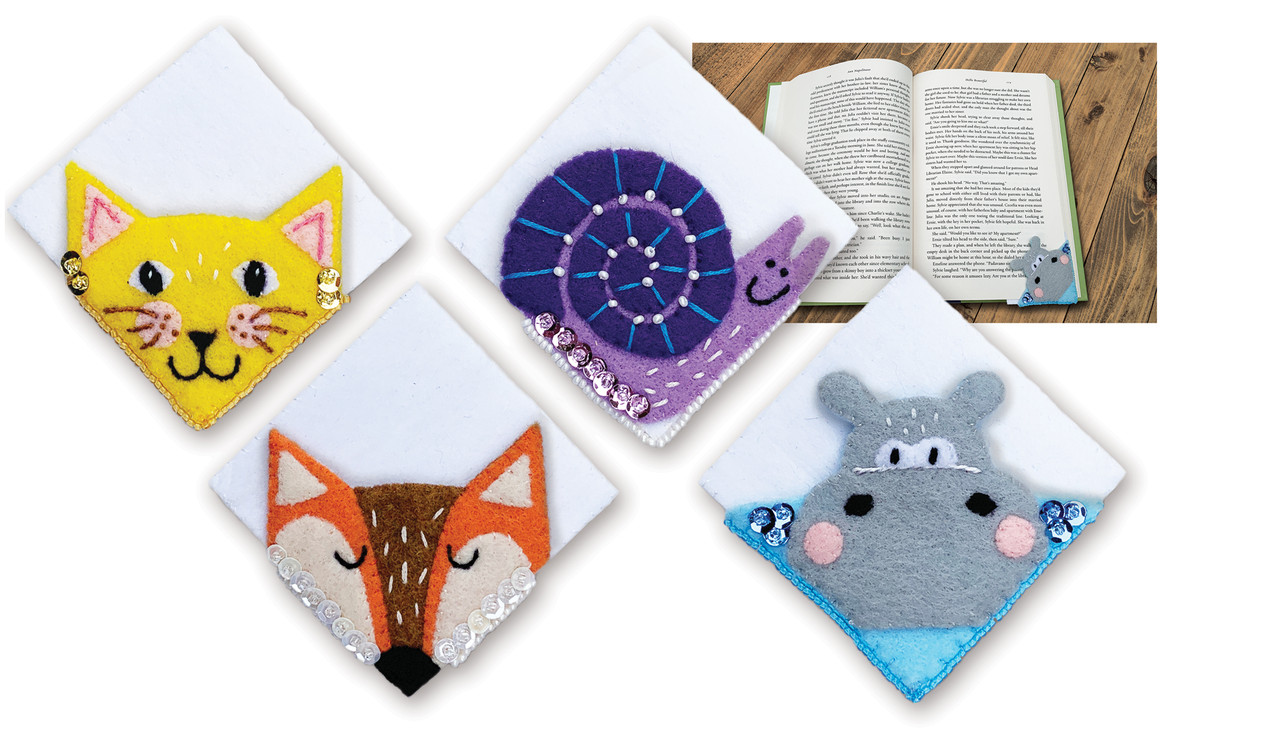 Book Buddies Felt Bookmarks Kit by MerryStockings