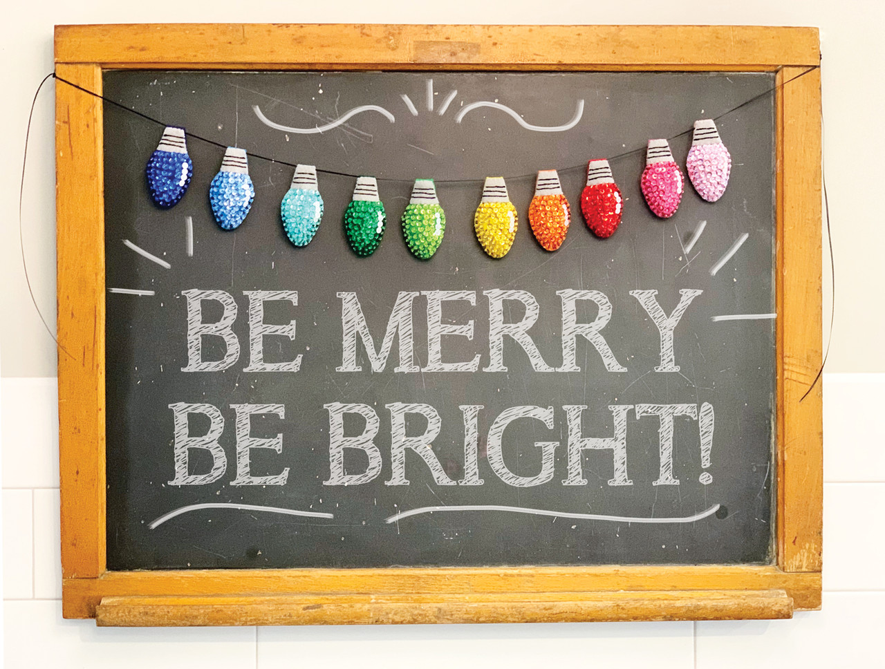 Christmas Lights Felt Christmas Garland Kit by MerryStockings