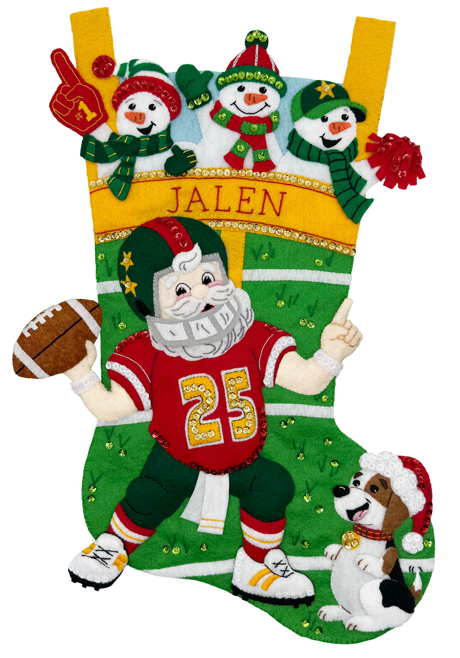 Christmas Huddle Felt Christmas Stocking Kit by MerryStockings