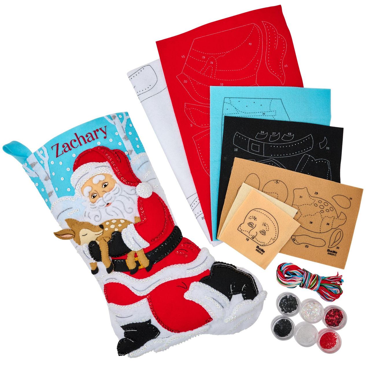 First Noel Bucilla Felt Christmas Stocking Kit available at MerryStockings