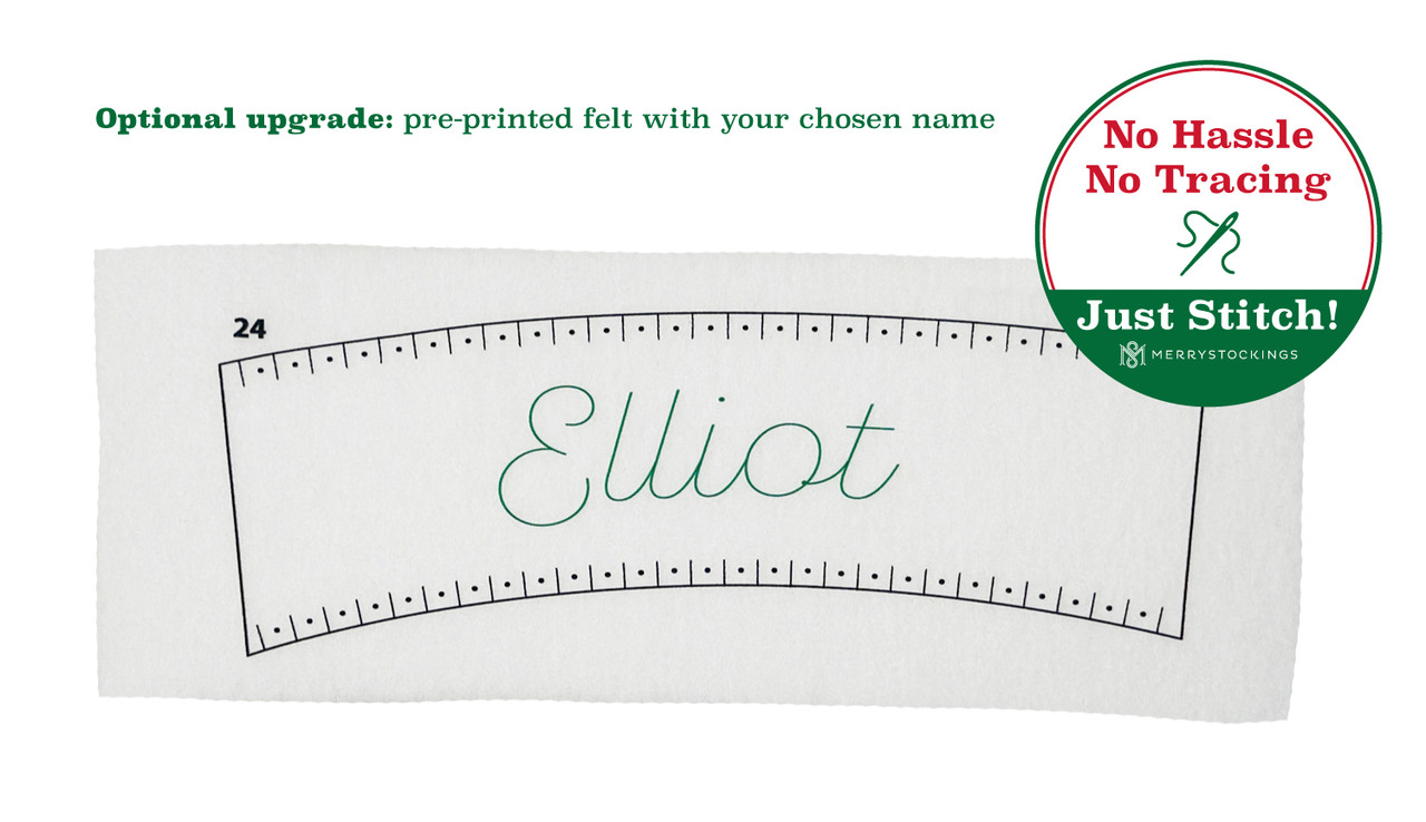 Letter to Santa Felt Christmas Stocking Kit from MerryStockings