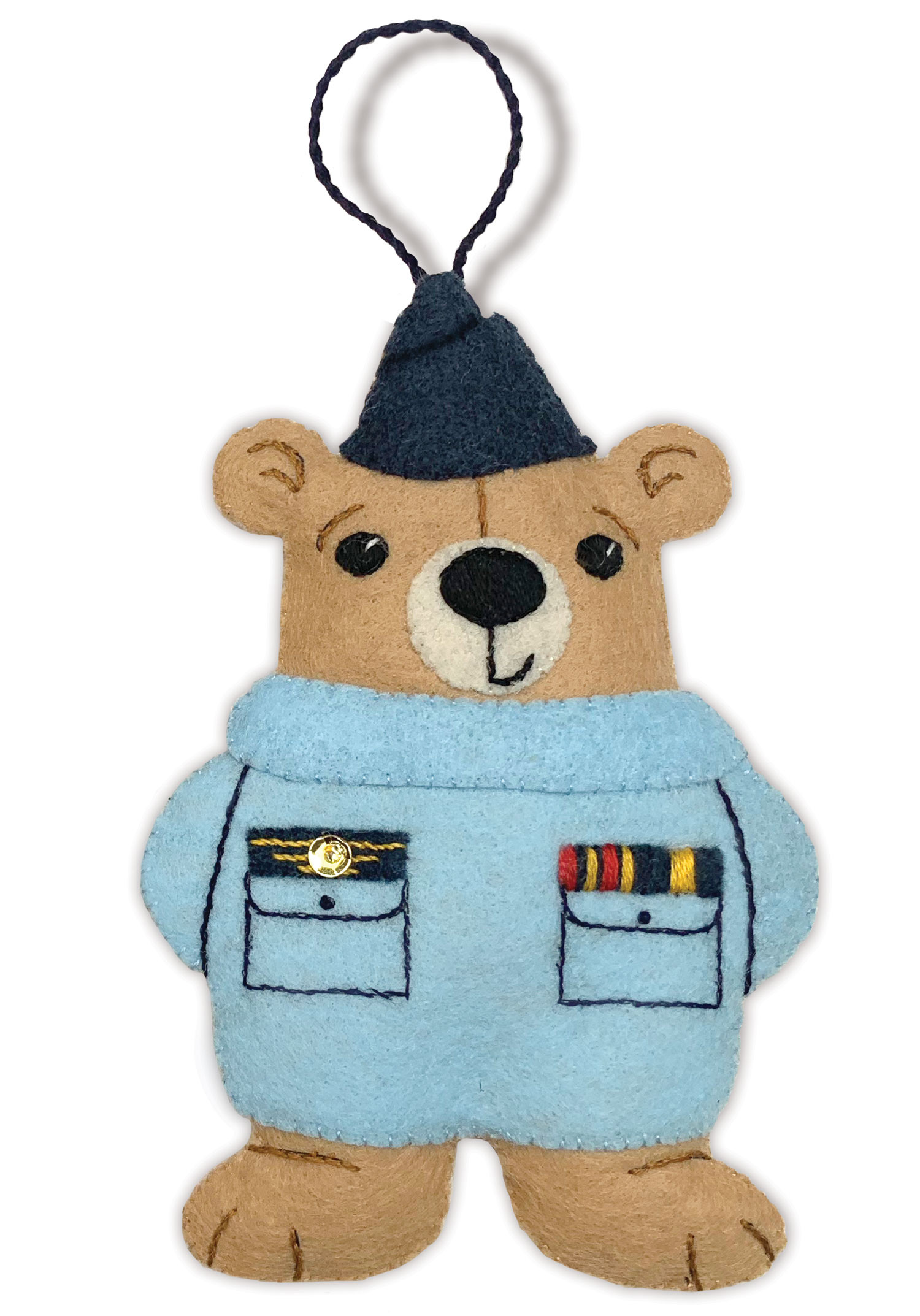 MerryCollectibles | AIR FORCE BEAR felt ornament kit