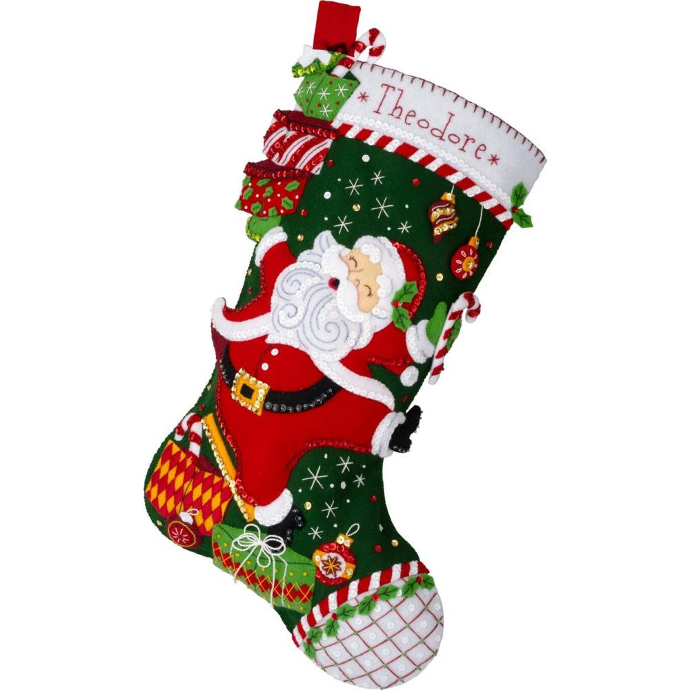 Bucilla Felt Christmas Stocking Kits, DIY Christmas crafts ...