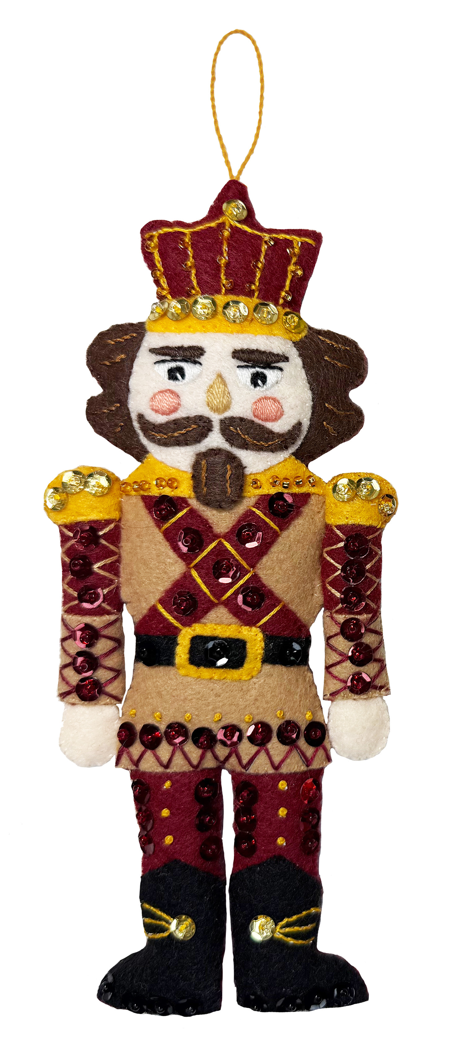 Bucilla Felt Ornaments, MerryStockings Collectible Nutcrackers