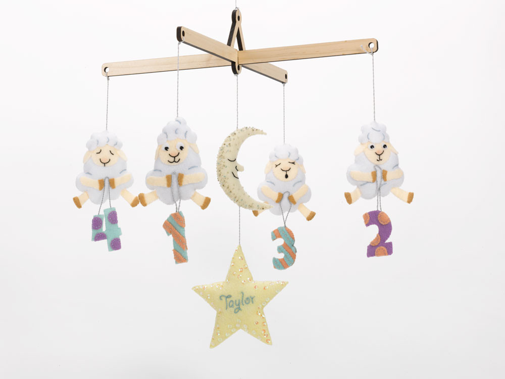 Counting Sheep Mobile Kit