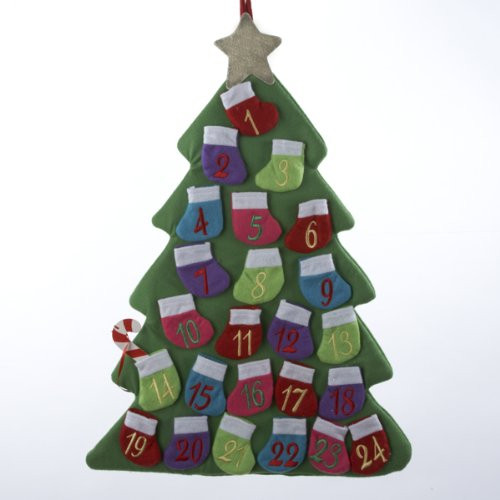 Countdown Christmas Tree Advent Calendar