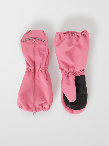 Easy Zip Fleece Lined Shell Cuff Mittens (6mos-2yrs)-29522