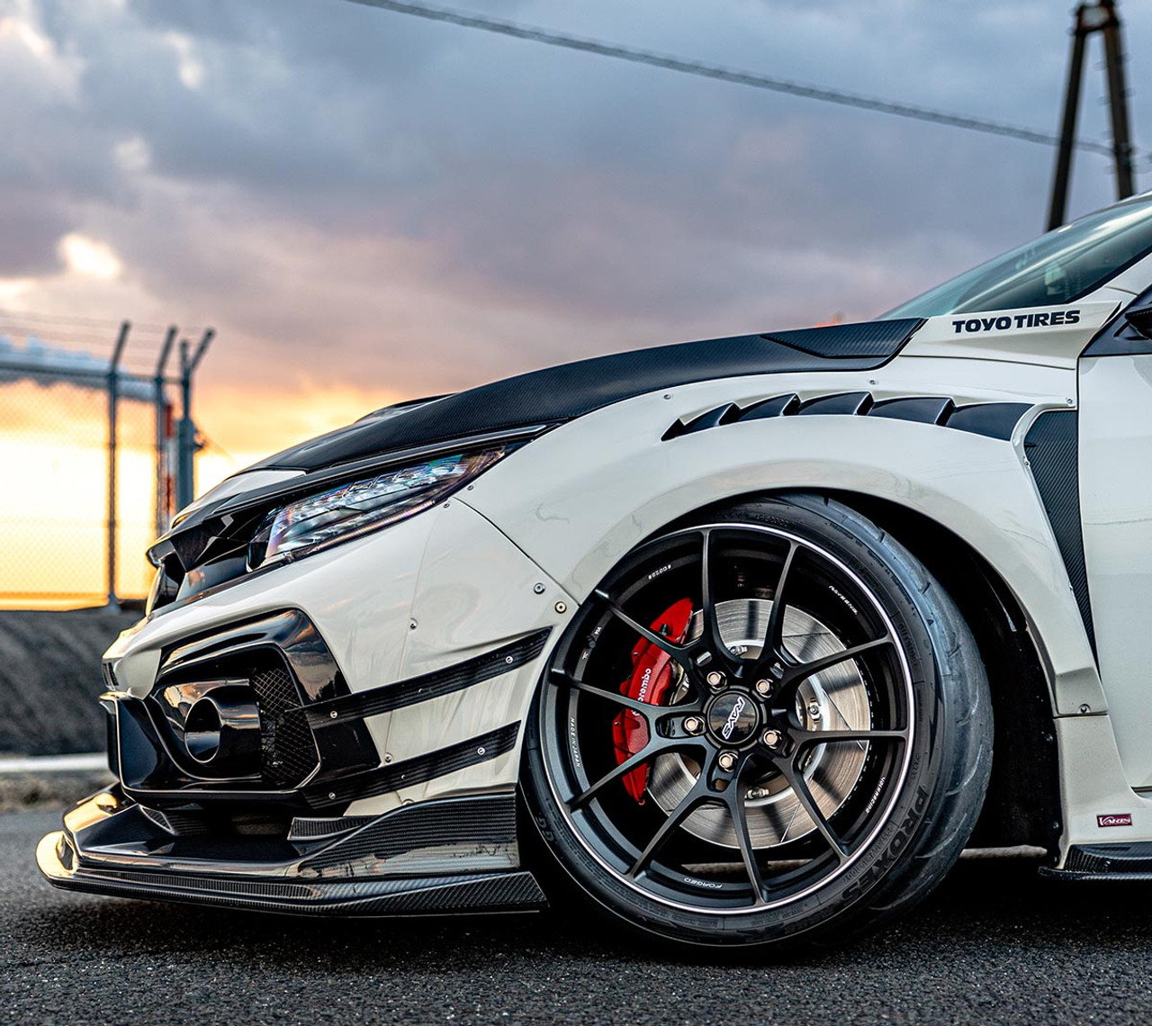 Civic Type R FK8/FL5 2-pc front brake rotor | Paragon Performance