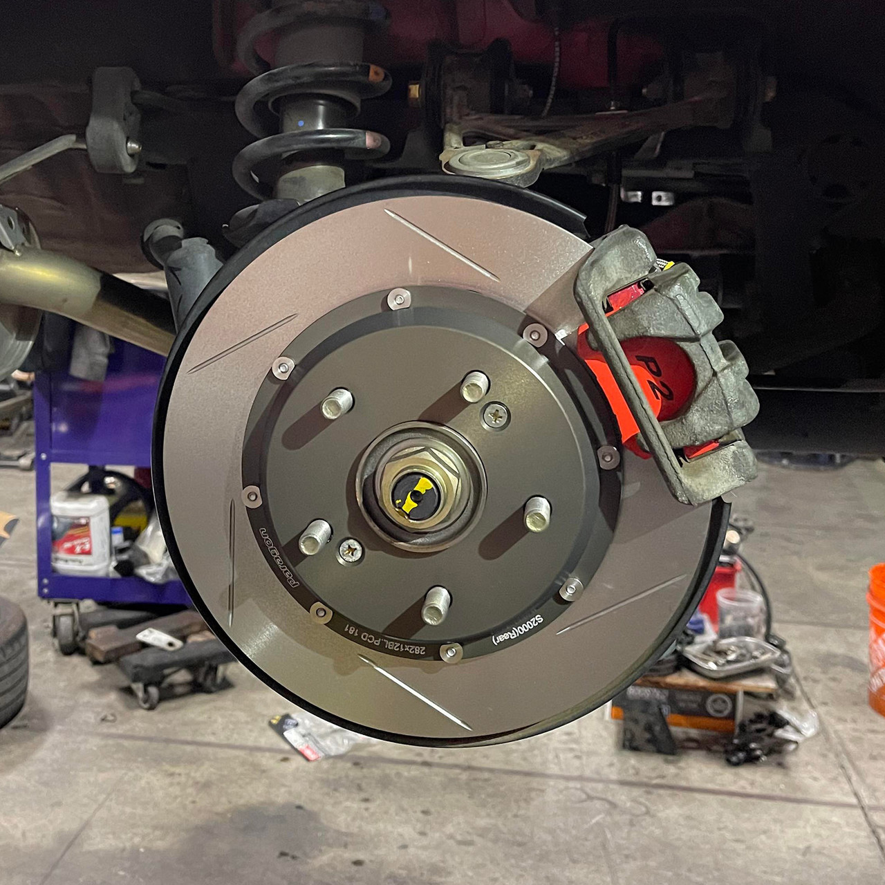 Honda S2000 2-pc Floating Brake Rotors (Rear) | Paragon