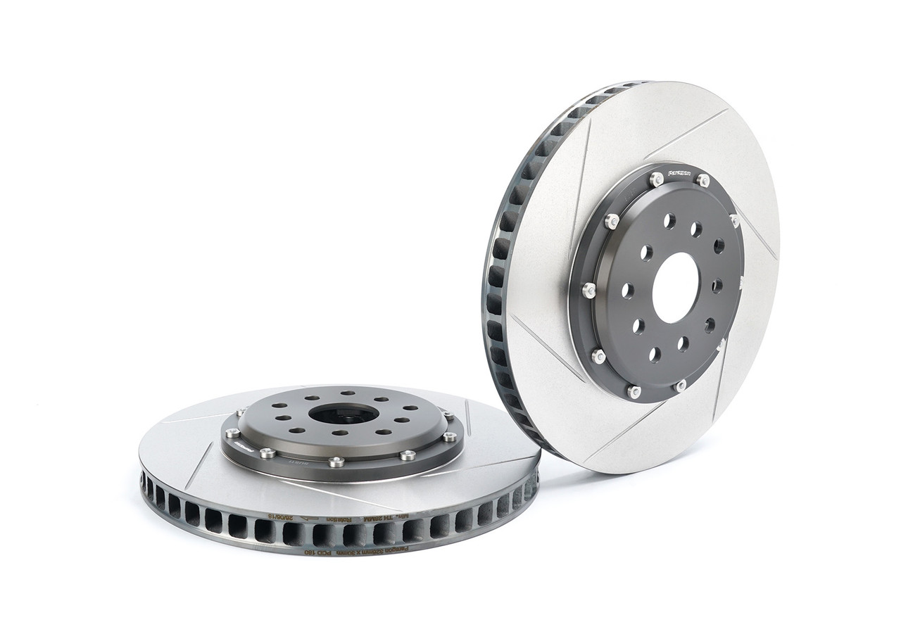 04-17 WRX STI 2-piece Floating Brake Rotors (Front) | Paragon