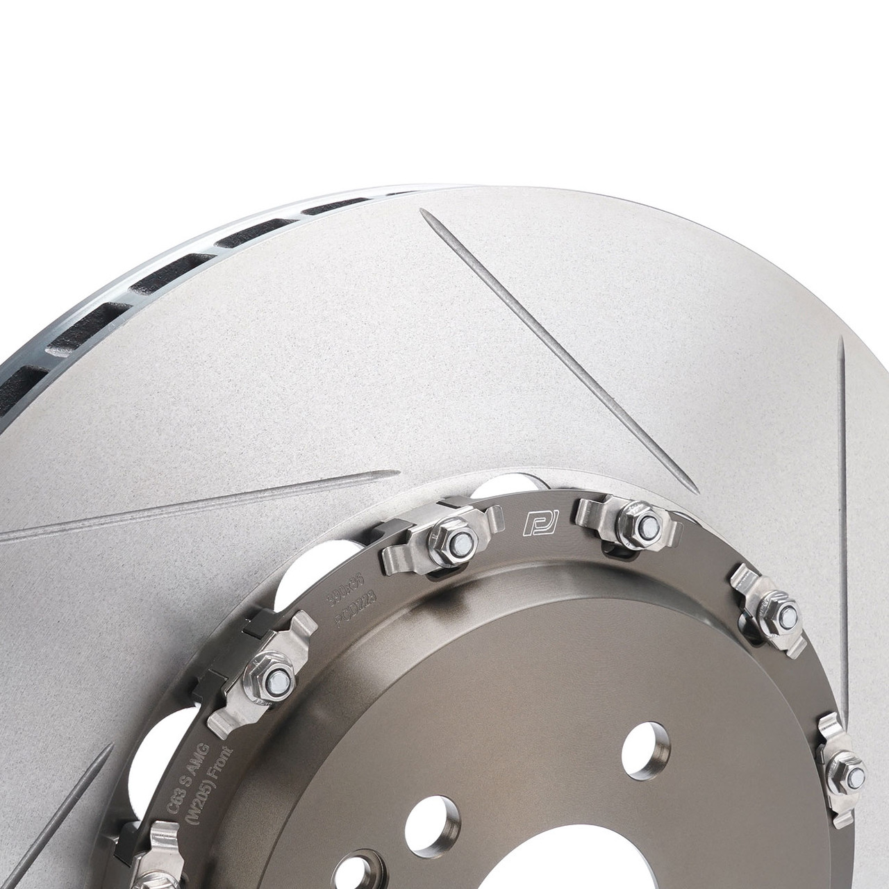 C63 S W205 / C190 AMG GT/GT S 2-pc floating brake rotors (front)