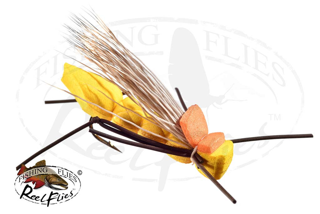 Yellow Foam Hopper | ReelFlies