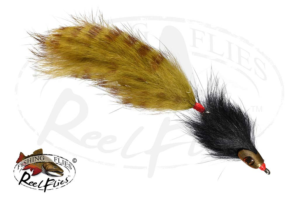 Jacks Articulated Double Bunny White Streamer Fly | ReelFlies