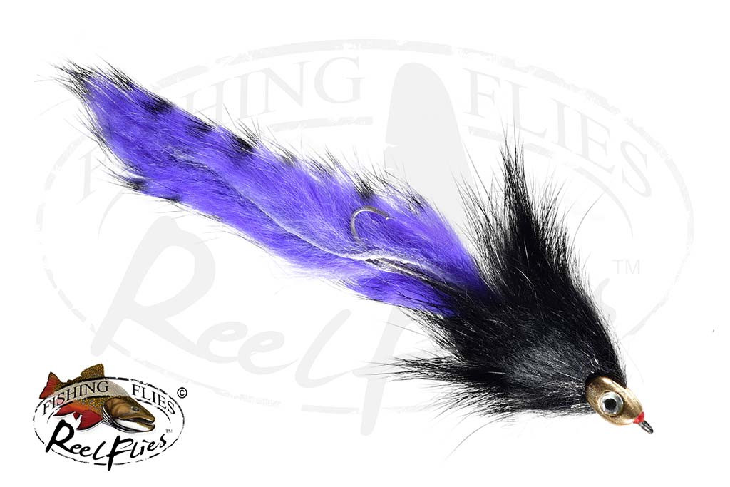 Jacks Articulated Double Bunny White Streamer Fly | ReelFlies