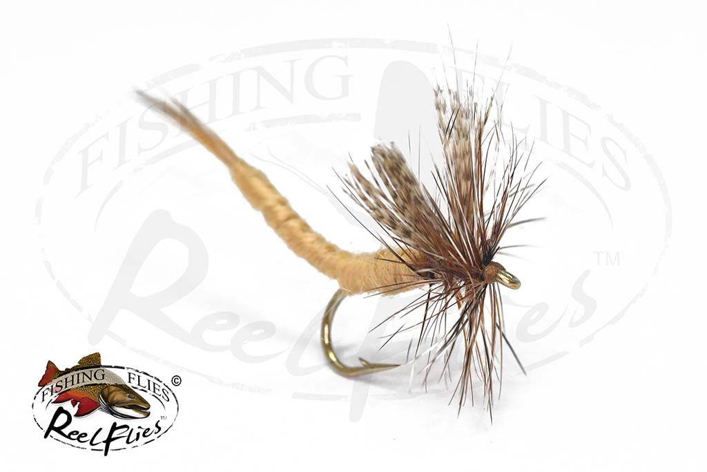 Extended Body Brown Tan Mayfly | ReelFlies
