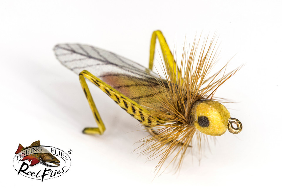Realistic Hopper Yellow | ReelFlies