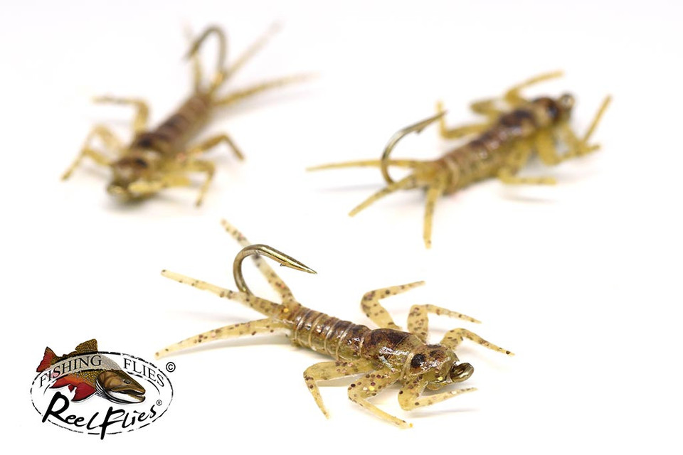 ReelFlies Ultra Realistic Black Mayfly Nymphs – Hand-Crafted Quality ...