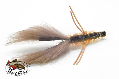 Reelflies Krystal Flash Hardshell Tan Crayfish