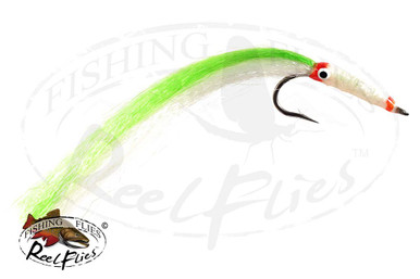 Needlefish Fly Green Saltwater Fly for Barracuda | ReelFlies