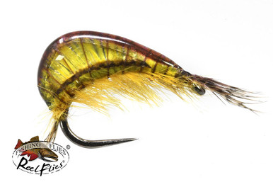 Realistic Gammarus Flies in gold from ReelFlies