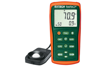 Extech Easyview Light Meter with Memory - InspectorTools