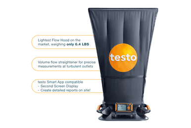 testo 420 - Air flow capture hood - InspectorTools