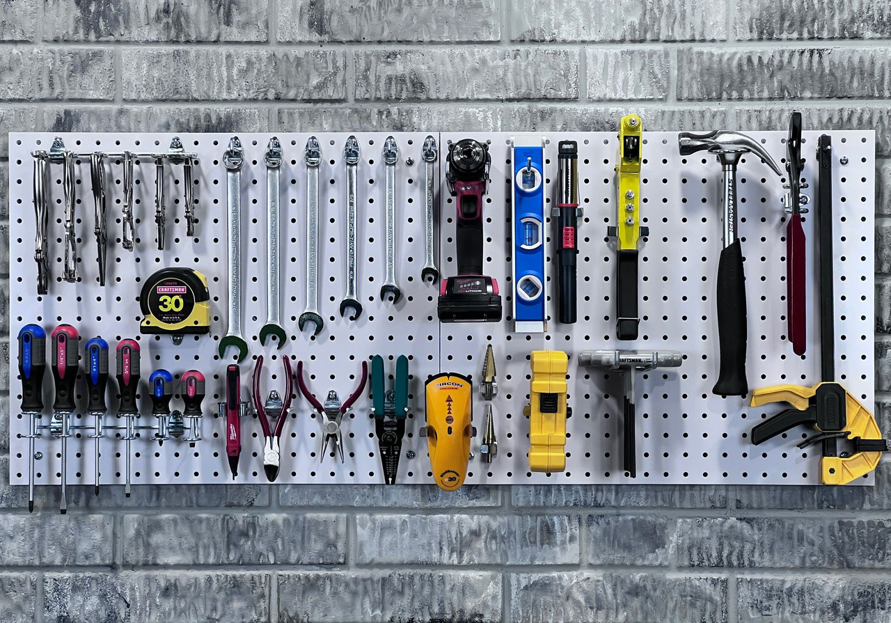Triton Products DB-2KIT DuraBoard Pegboard (2 Boards) with 48pcs Hook ...