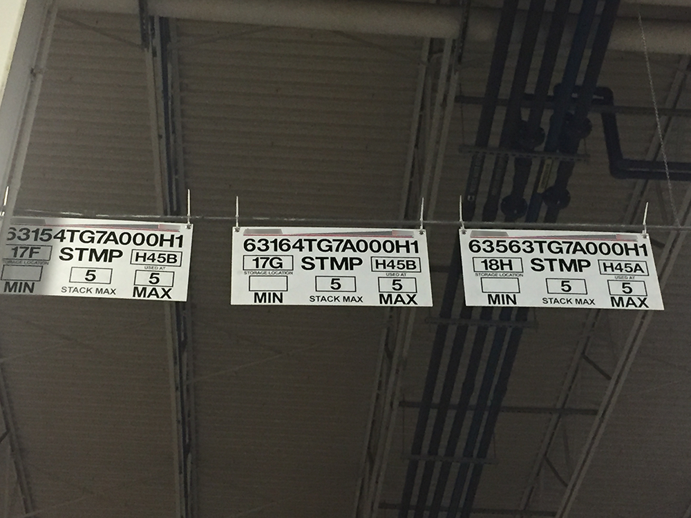 Custom Printed Warehouse Hanging Signs