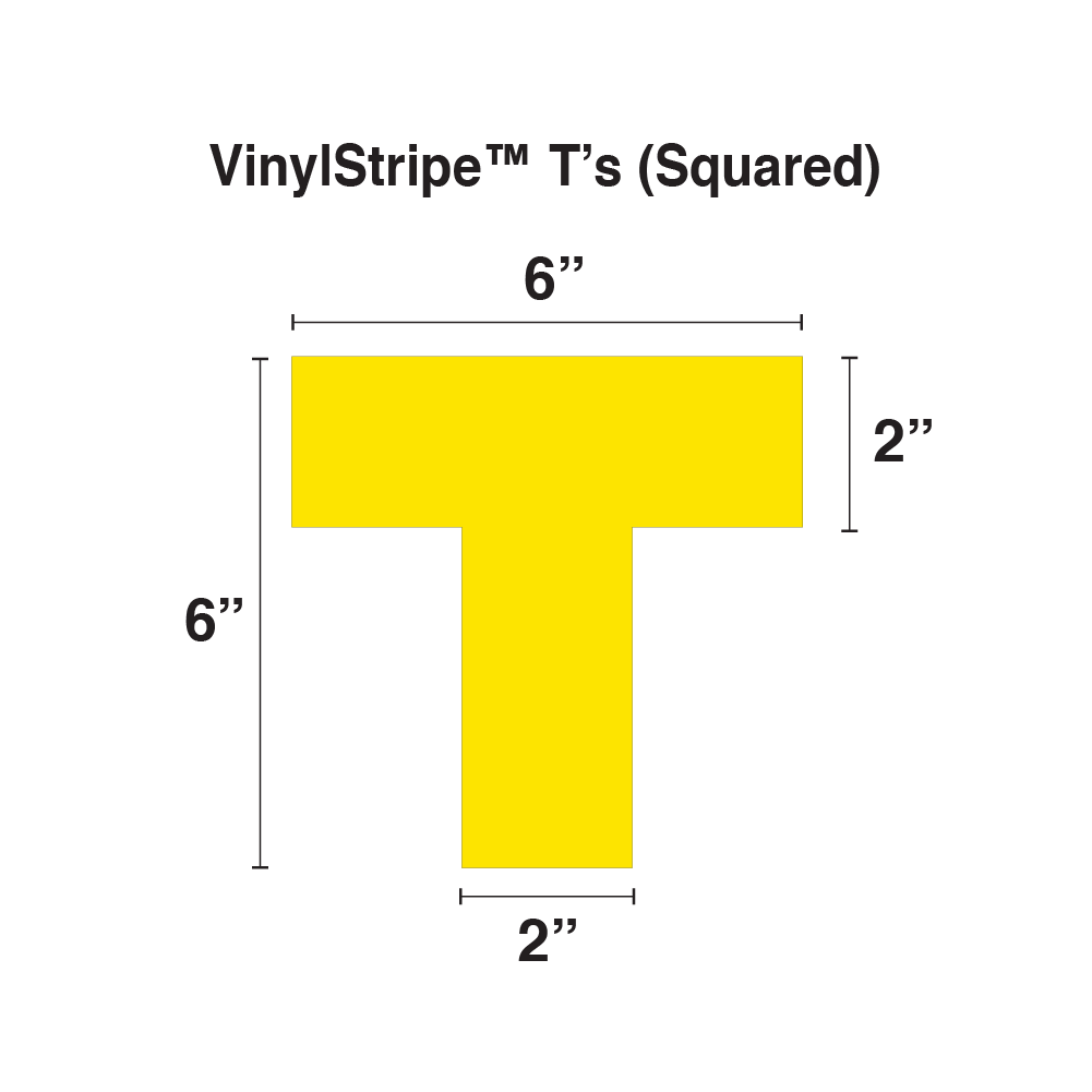 VinylStripe™ 5S T's Square (25 Pack)