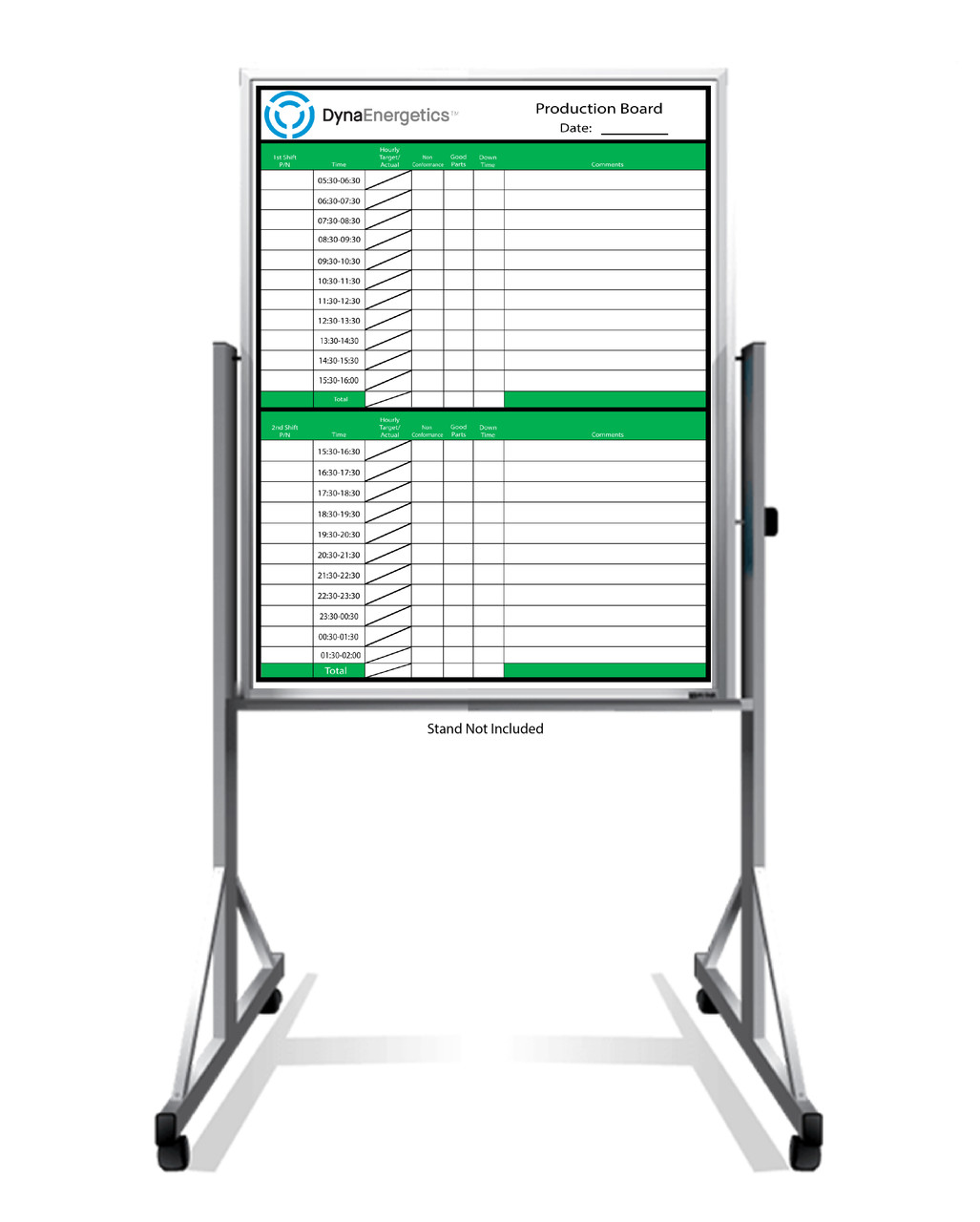 Hourly Production Tracking Board | Track Hourly Production with Ease