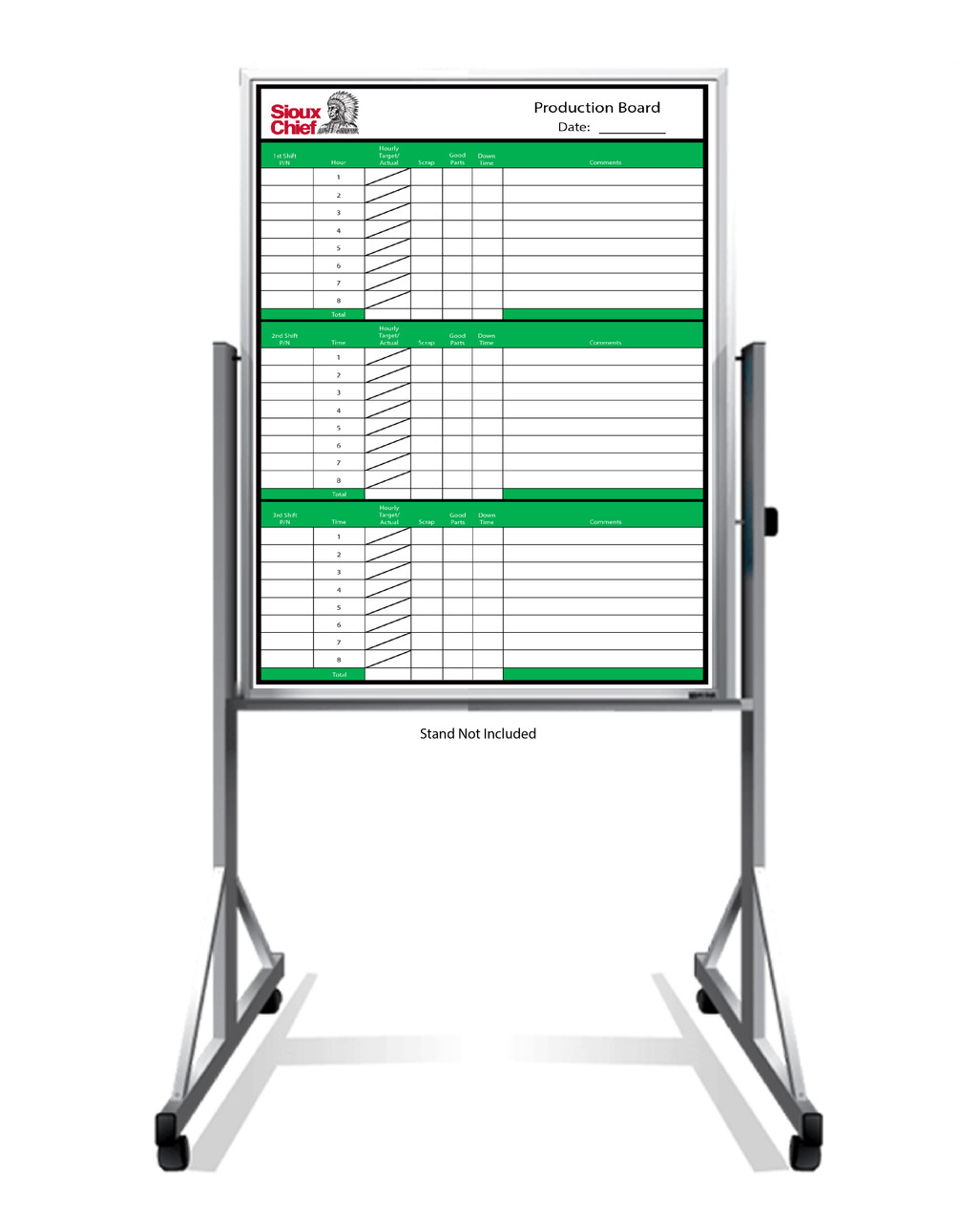 Hourly Production Tracking Board | Track Hourly Production with Ease